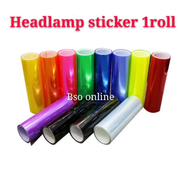 Car motorcycle Tint Fog Headlight Head Lamp Taillight Vinyl Film ...