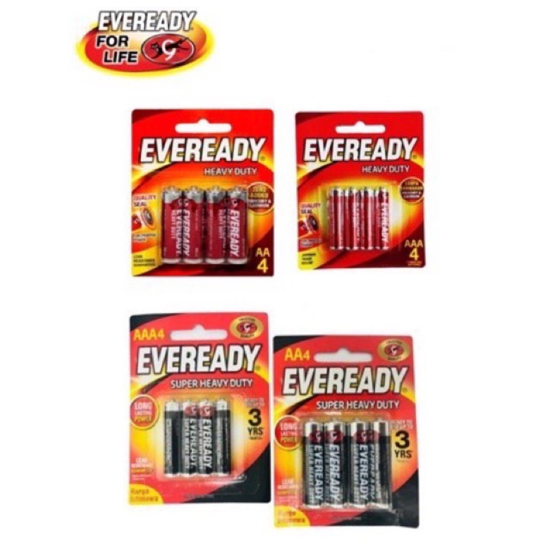 Eveready Super Heavy Duty Battery AA, AAA | Batteri | 电池 | Shopee Malaysia