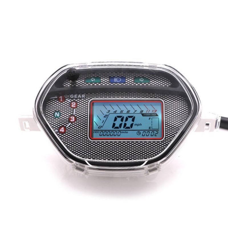 7 Colors Backlight LCD Speedometer Pnp DIGITAL METER Alpha for Honda ...