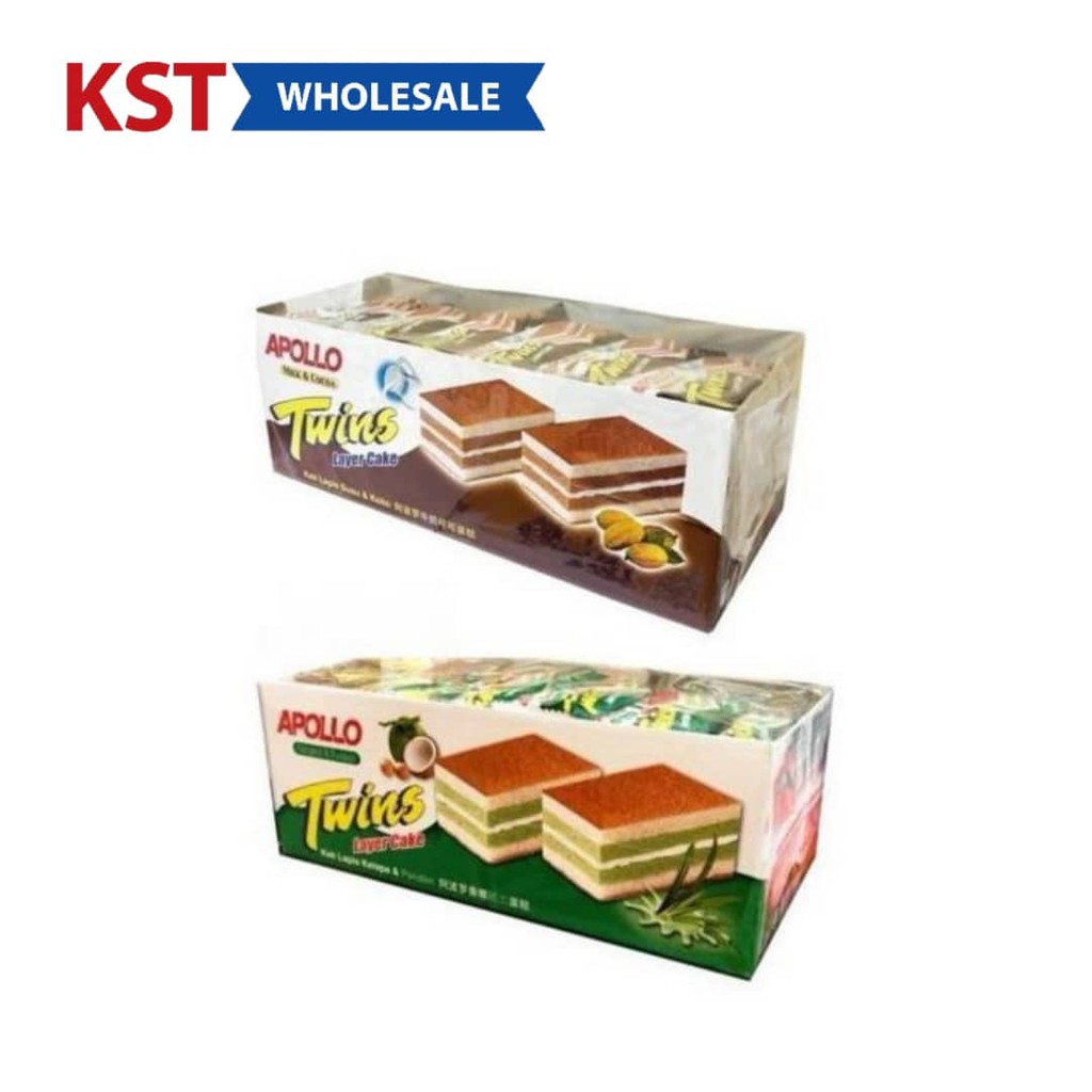 Apollo Twins Layer Cake 24's x 18g | Shopee Malaysia