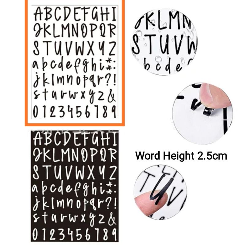 Minimalist Kitchen Sticker / Sticker Dapur / Waterproof Pantry Spice ...