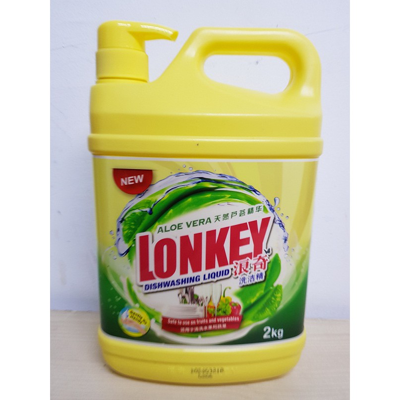 LONKEY DISHWASHING LIQUID 2kg x 1btl | Shopee Malaysia