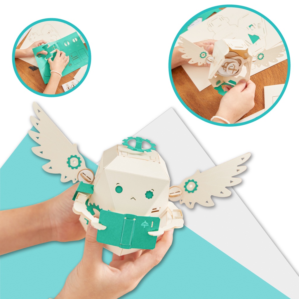 ROBOTRY Moving Paper Robot - Crank Mechanism, Prin | DIY Paper Craft ...