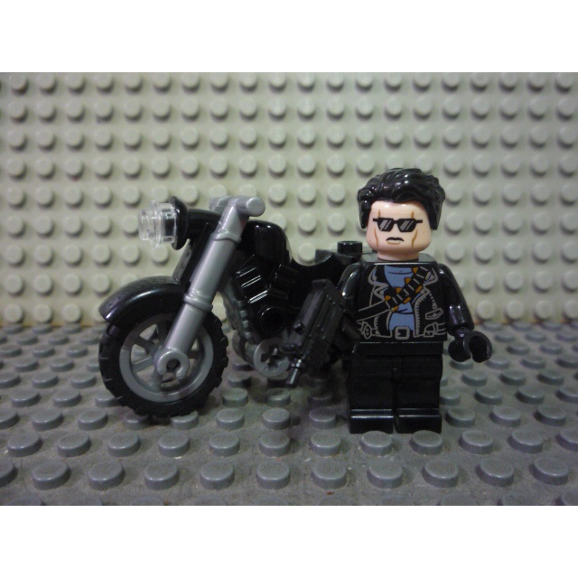 Custom Lego - The Terminator w/Motorcycle Mini Figure | Shopee Malaysia
