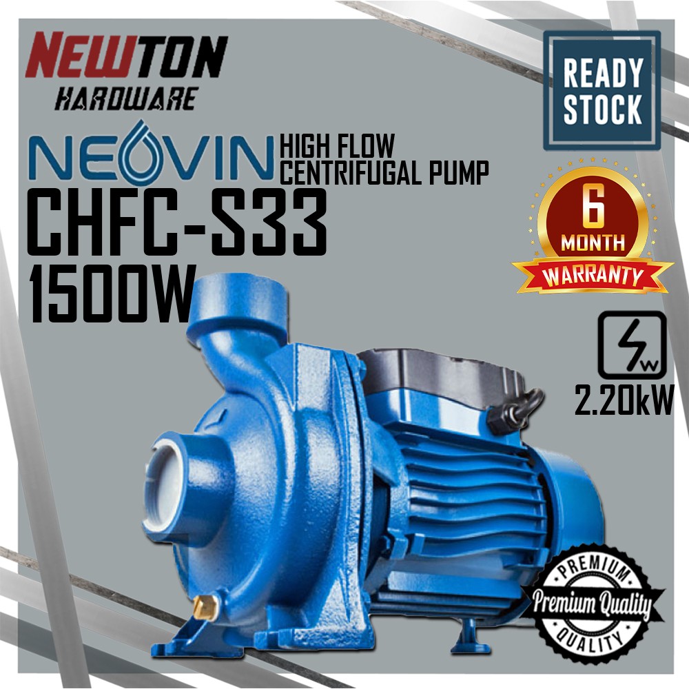 NEOVIN CHFC-S33 High Flow Electric Centrifugal Water Pump 1500w 2.20KW ...