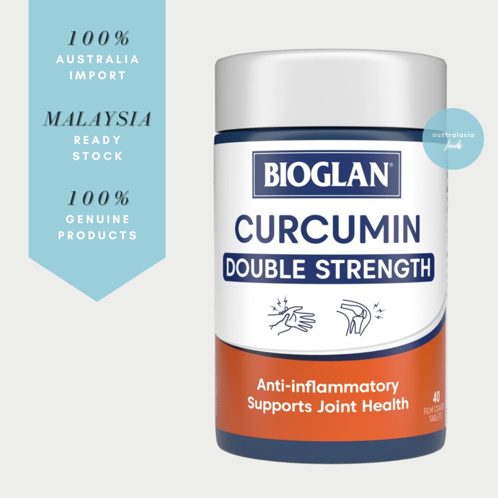 BIOGLAN CURCUMIN DOUBLE STRENGTH 1200mg 40tabs | Shopee Malaysia