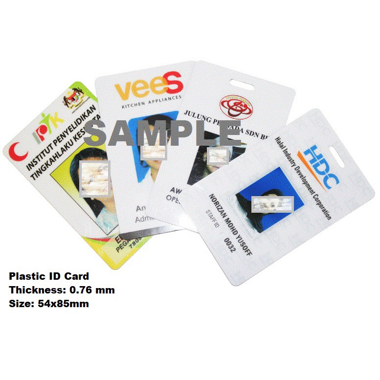 Identification Card ( ID Card Plastic ) | Shopee Malaysia