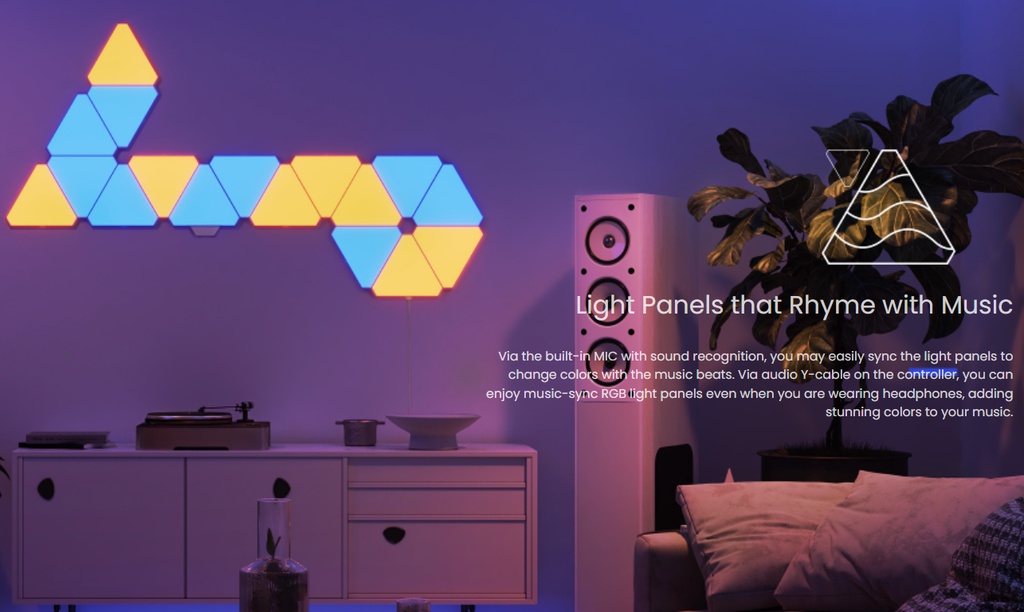 Yeelight Smart RGB LED Light Panels | Shopee Malaysia