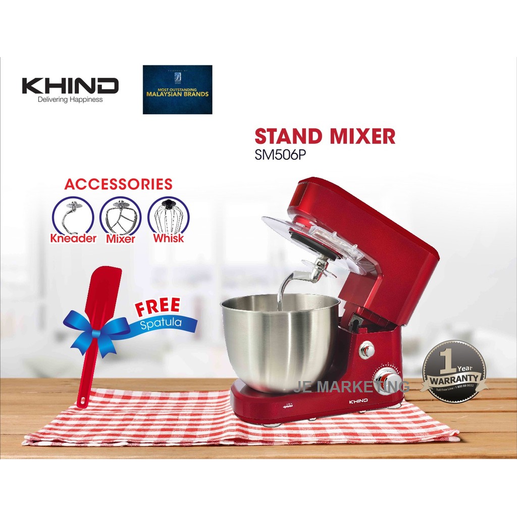 Khind Stand Mixer (5L) SM506P/ SM500P | Shopee Malaysia