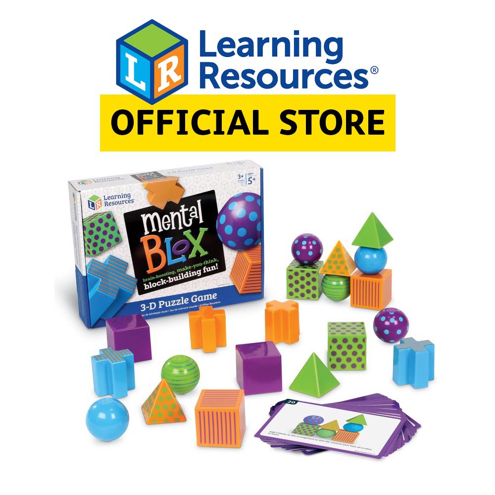 Learning Resources Mental Blox Critical Thinking Game- Age 5-9, Blocks ...