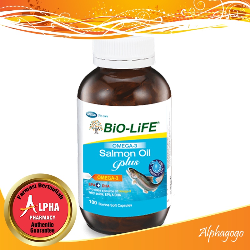 Bio-Life Omega-3 Salmon Oil Plus (30 Capsules / 2 X 30 Capsules / 100 ...