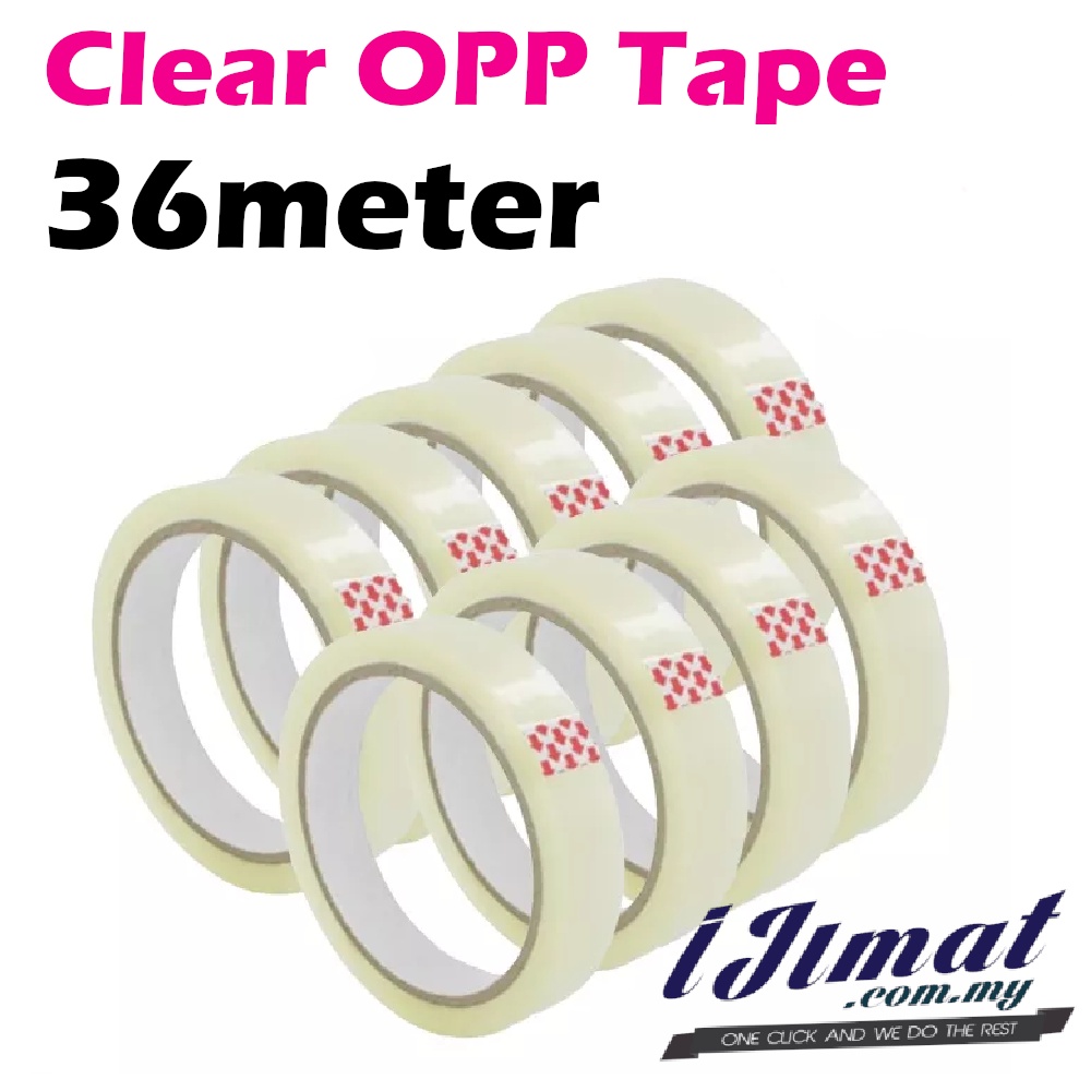 OPP Transparent Tape / CELLOPHANE / STATIONERY TAPE TRANSPARENT 18MM ...