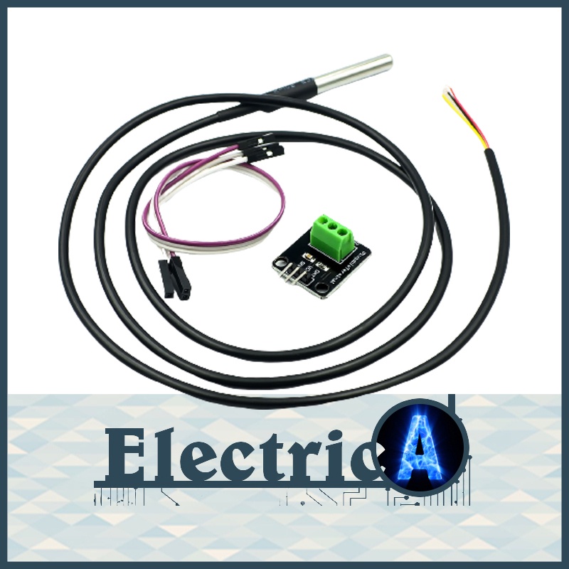 Temperature Sensor DS18B20 (+1Month Warranty) IC, Module, Waterproof ...