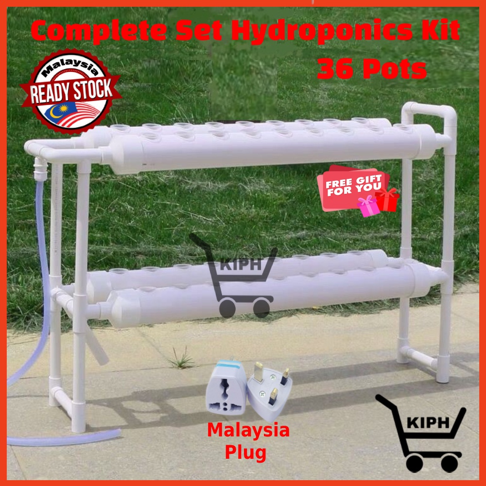 Hydroponics Complete Set 36 Holes Hydroponic Aquaponic Farming System ...