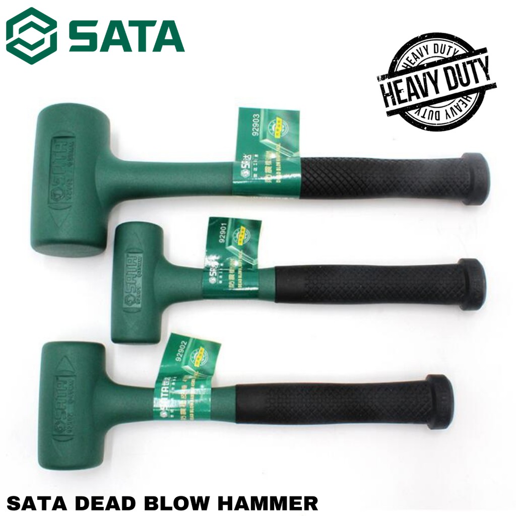 SATA DEAD BLOW HAMMER / HAMMER SOFT FACE / RUBBER HAMMER LARGE SMALL ...
