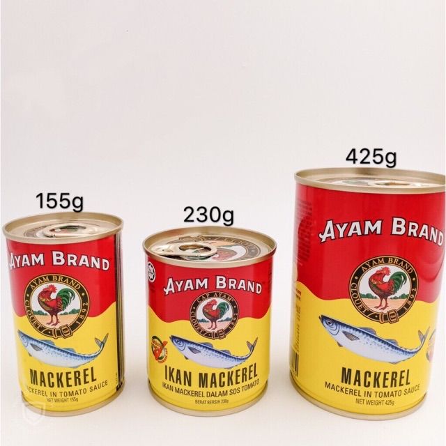 Ayam Brand Mackerel 155g / 230g / 425g | Shopee Malaysia