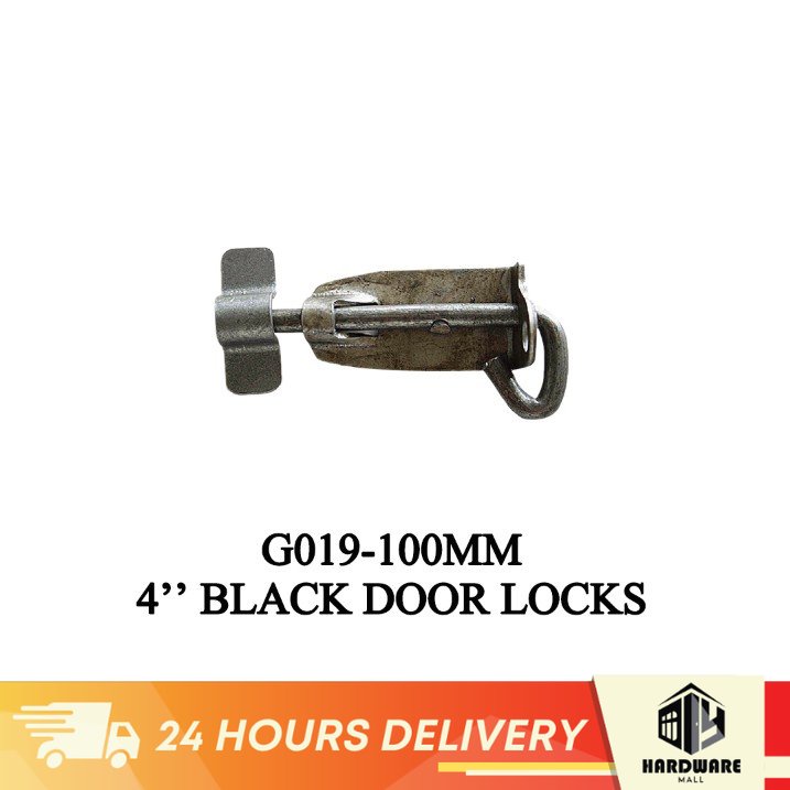 [12pcs] 4'' Metal Door Latch Steel Gate Welding Door Swivel Bolt Latch ...