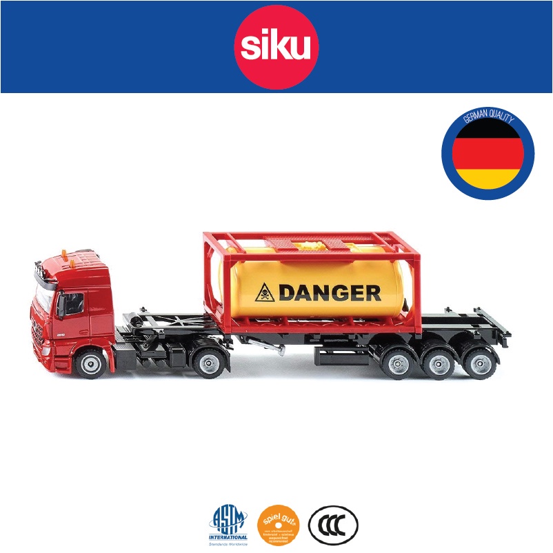 Siku 3922 Super Mercedes-Benz Truck with Tank Container Die Cast Scale ...