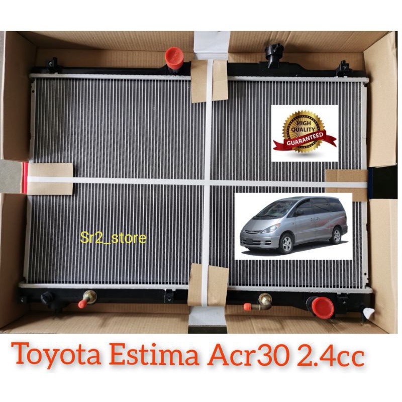 toyota Estima Acr30 2.4cc Radiator tangki air 26mm Double layer High ...
