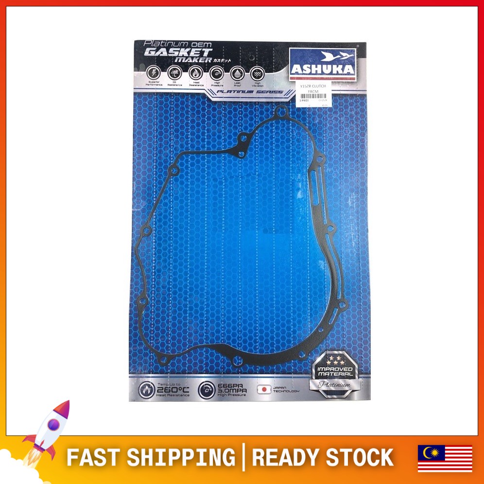 YAMAHA Y15ZR Y15 V1 V2 CLUTCH GASKET CLUTCH COVER GASKET FRCM [ METAL FOAM ] ASHUKA | Shopee ...