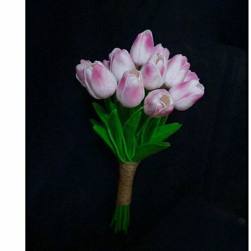 Bunga tangan pengantin murah | pink tulip bouquet | hand bouquet ...