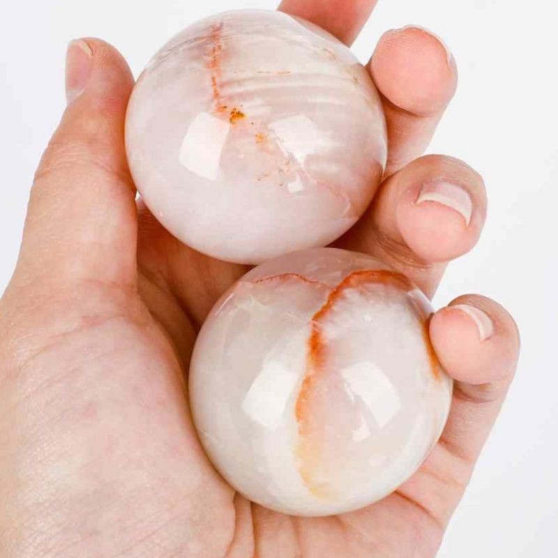 Afghanistan Jade Baoding Ball 保建球 Stress Relief Marble Sphere Egg Stand ...