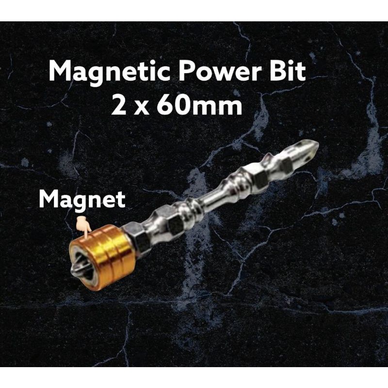 Magnetic Screwdriver/Magnetic power bit/Pemutar Skru Magnetik/Bit kuasa ...