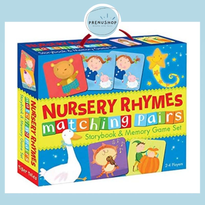 Nursery Rhymes Matching Pairs (Story Book and Memory Game Set) | Shopee ...