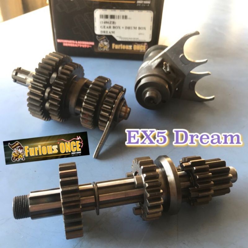 Ex5 dream / w100 - gear box assy + drum box assy ( full set) standard ...