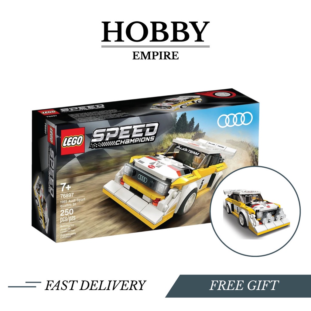 LEGO Speed Champions 1985 Audi Sport Quattro S1 (76897) *Original LEGO ...