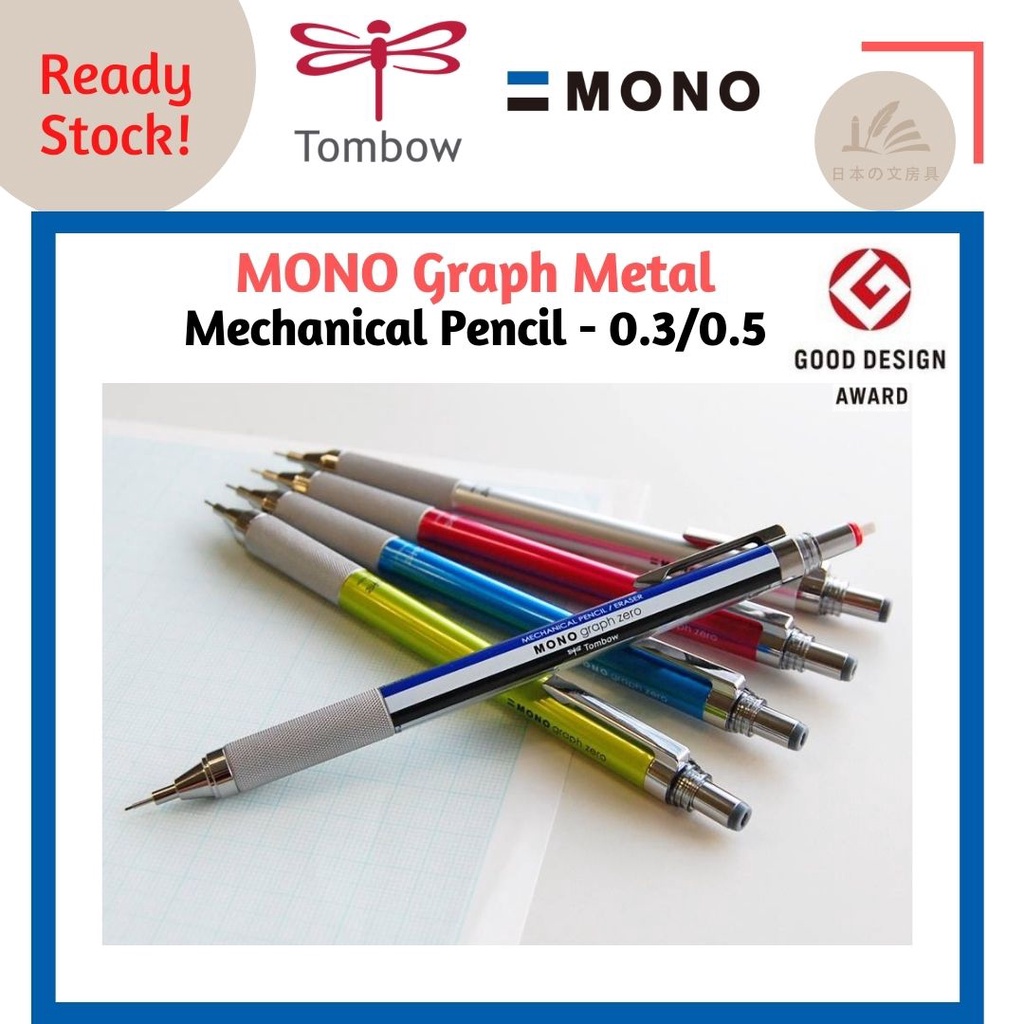 TOMBOW MONO GRAPH ZERO Low Center Gravity Drafting Mechanical Pencil - 0.3/0.5 mm | Shopee Malaysia