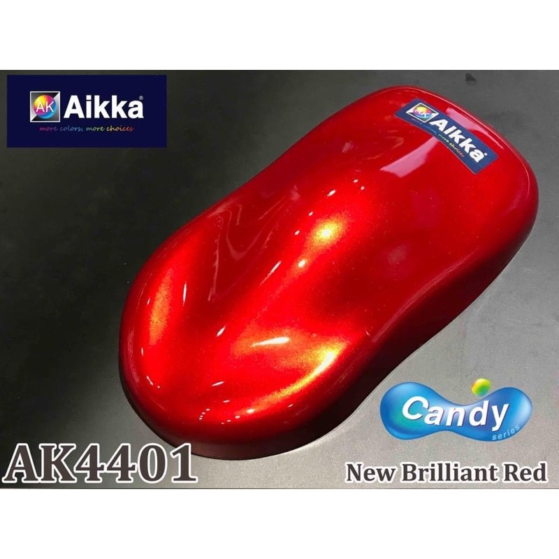 Cat 2k Aikka AK4401 Candy Red (New Brilliant Red) | Shopee Malaysia