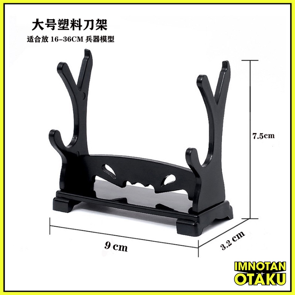 Anime Katana Rack Plastic Rack Weapon Double Story Rank Plastic Show ...