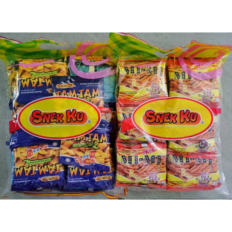 Snek Ku Snack Tam Tam/Mi Mi 200g(10g × 20pkt) | Shopee Malaysia