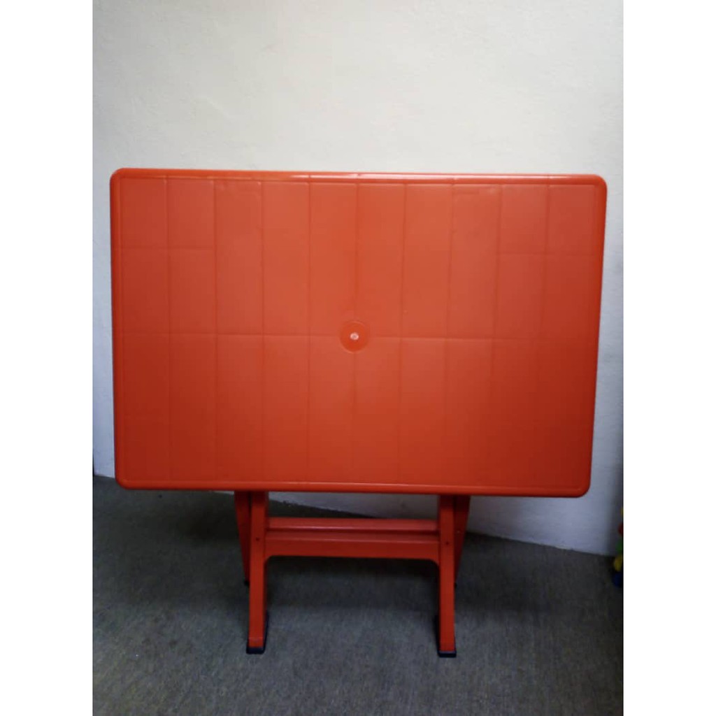 2X3 Foldable Plastic Dining Table/Meja Lipat 2 X 3Ft Foldable Plastic ...