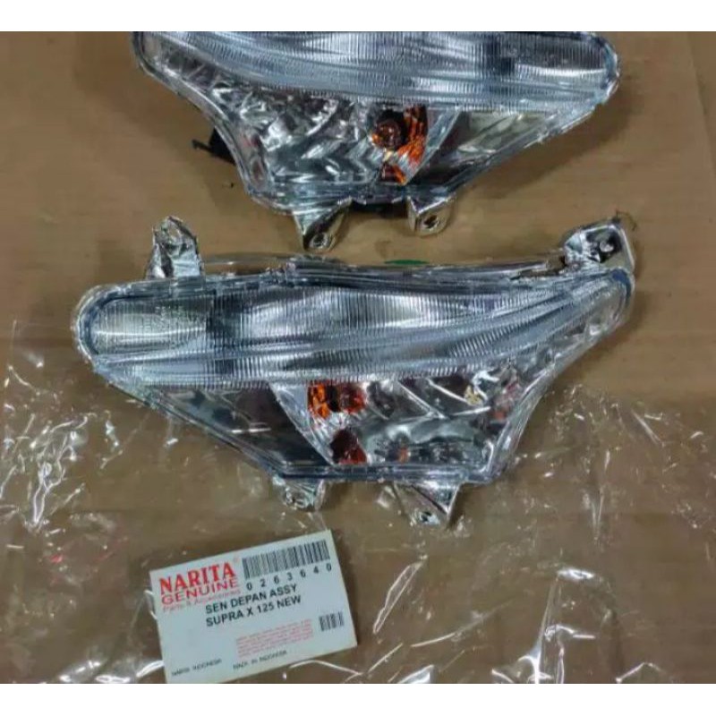 Honda Supra X 125 Front Turn Signal Light New Batman Curly Reting ...