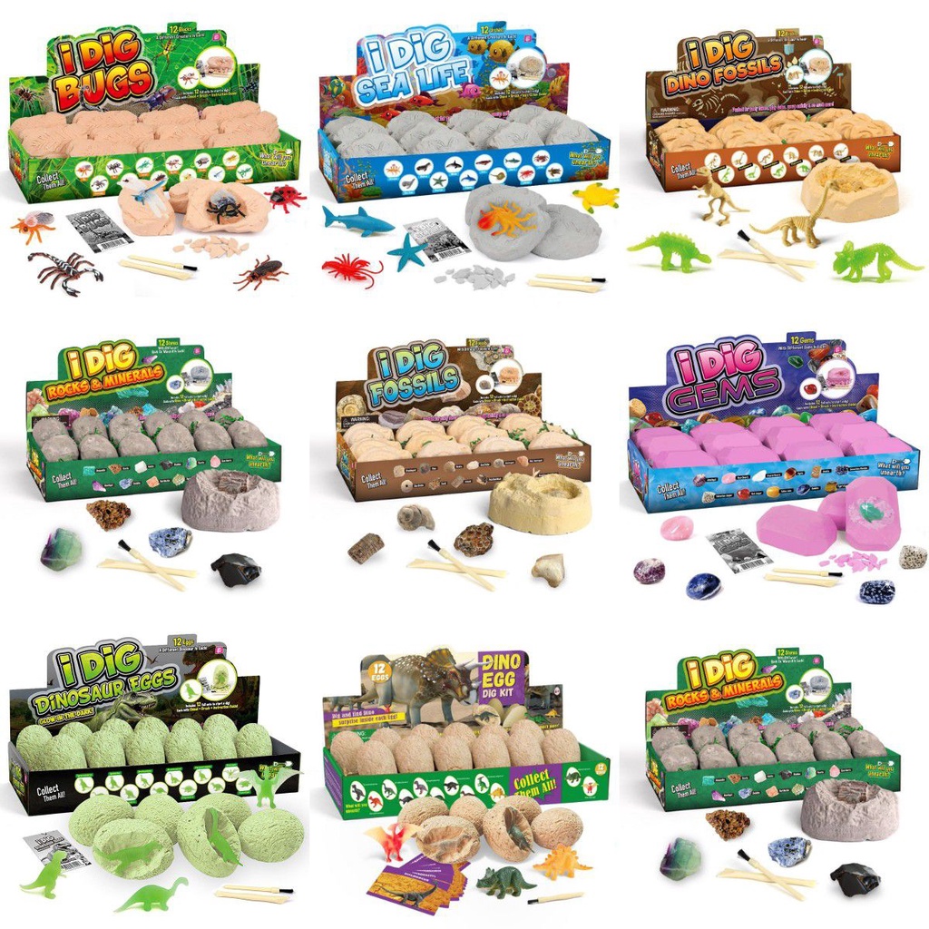 Egg Creative Dino Dig Up Mining Kit Enriching Stem Activities For And ...