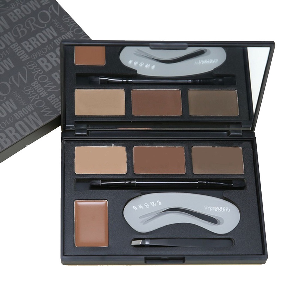 [ LOCAL READY STOCKS ] ENNAI Eyebrow Box Palette Set Kening Lengkap ...