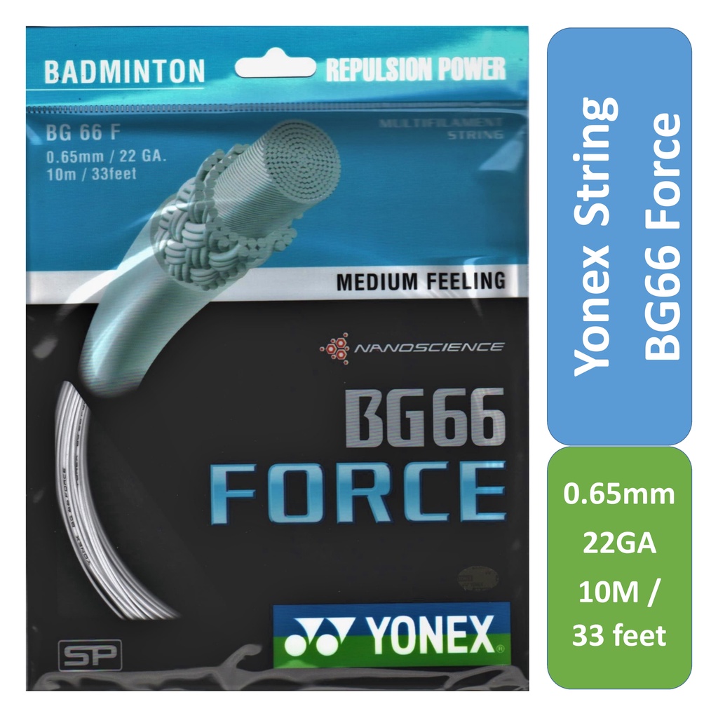 Yonex String BG66 FORCE (Original) | Shopee Malaysia