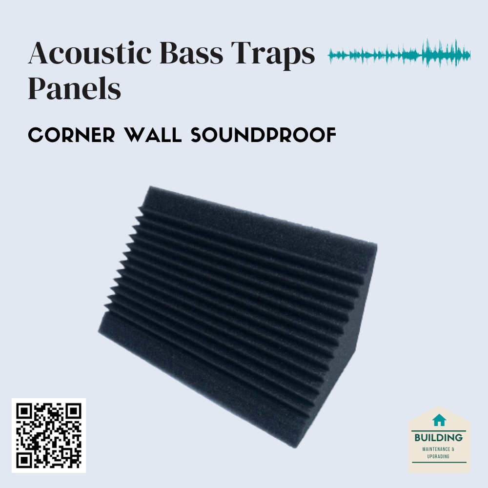 Acoustic Soundproof Studio Foam Panels, 10cm x 12cm x 24cm, Multi-Cut ...