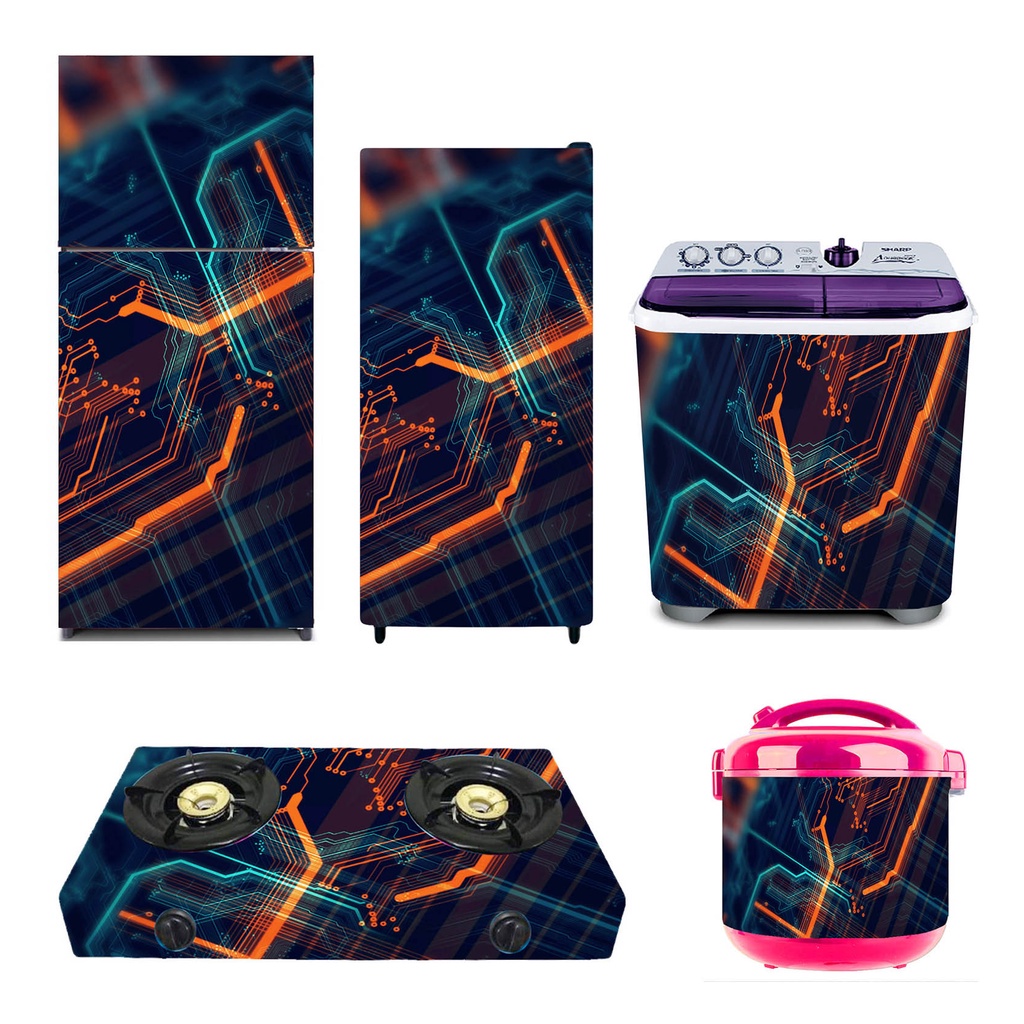 MESIN Sticker for 1 Door Refrigerator/2 Door Refrigerator/Stove/Washing ...