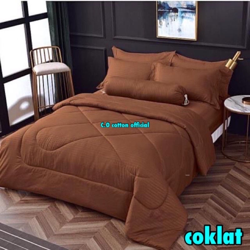 7 IN 1 FITTED CADAR HOTEL WITH COMFORTER/FITTED BEDSHEET KING&QUEEN ...