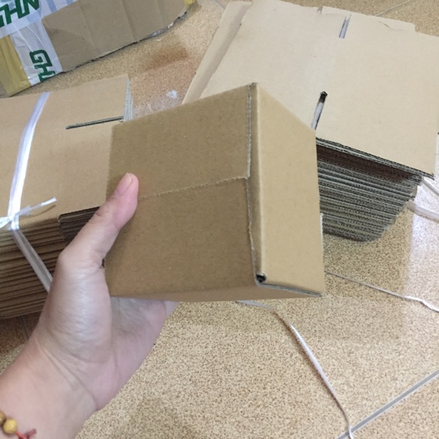 50 3-layer cardboard boxes 10cm x 10cm x 8cm | Shopee Malaysia