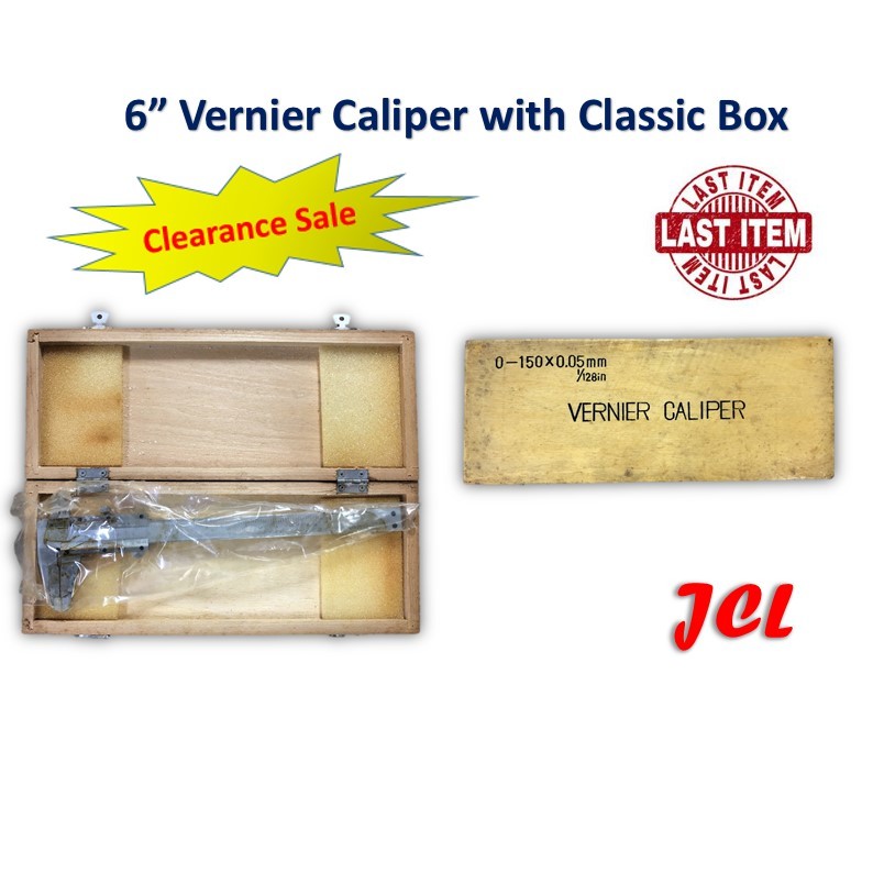 6" Vernier Caliper with Classic Box *Ready Stock* | Shopee Malaysia