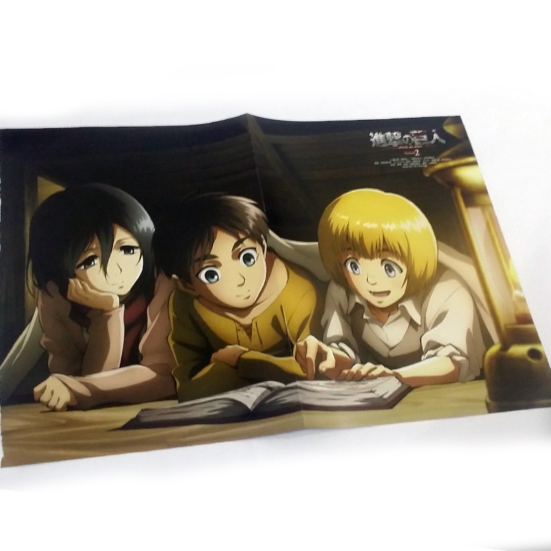 Pash! 2017 Magazin A3 Poster 4 Super Lovers Attack Titan | Shopee Malaysia