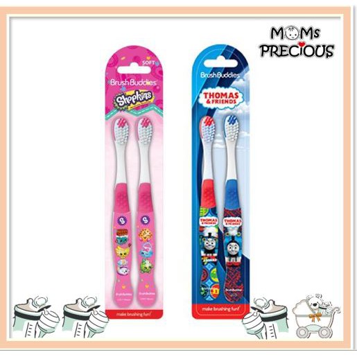 Brush Buddies, Thomas & Friends/ShopKins Toothbrush, 2 Pack / Kids ...