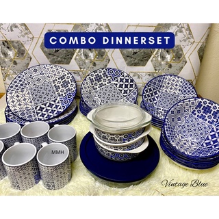 Combo Set Pinggan Mangkuk Giacomo Set Plate Dinnerware Dinner Set Kaca ...