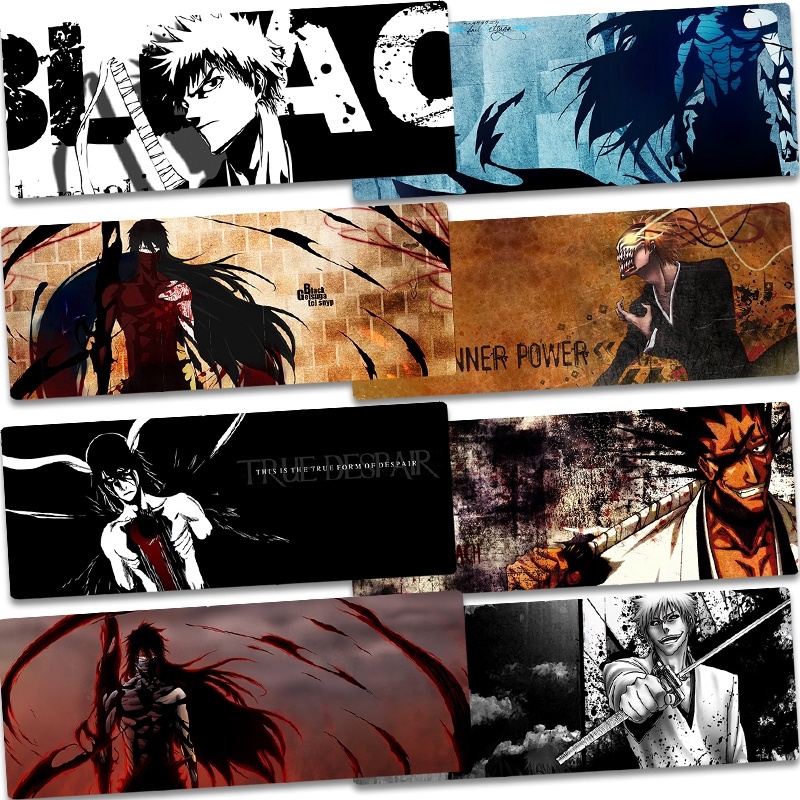 Japanese Anime BLEACH Kurosaki Ichigo Anime Mouse Pad Large Gaming ...