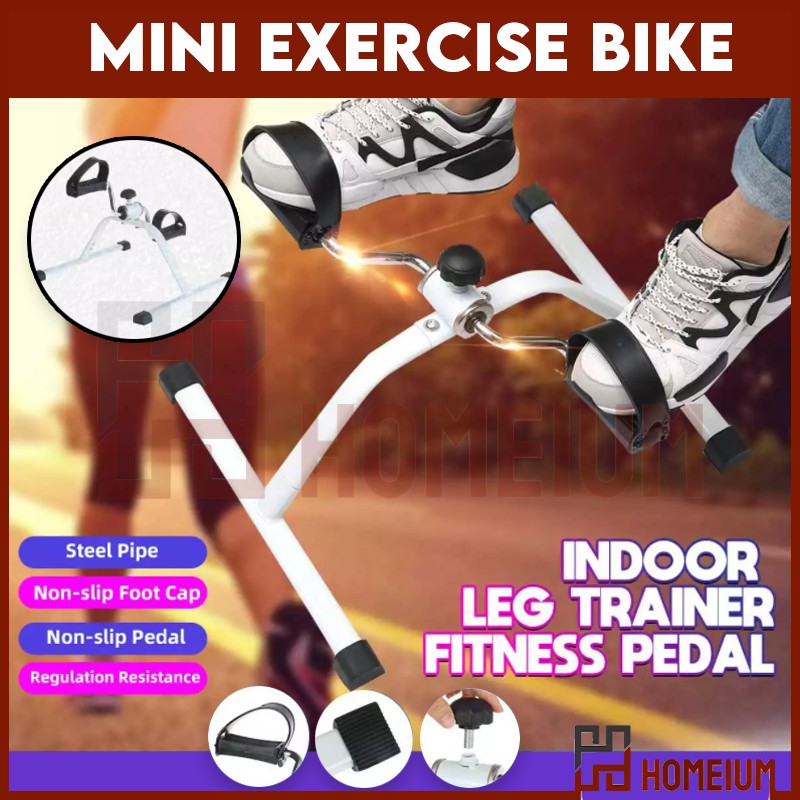 Homeium Gym Mini Exercise Bike Cycle Pedal Resistance Fitness Bicycle ...