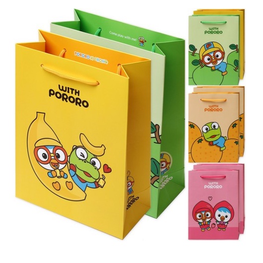 Pororo Fruits Paper Bags for kids 8p | Shopee Malaysia